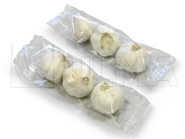 Confezionamento di teste d'aglio in flow pack — ULMA Packaging